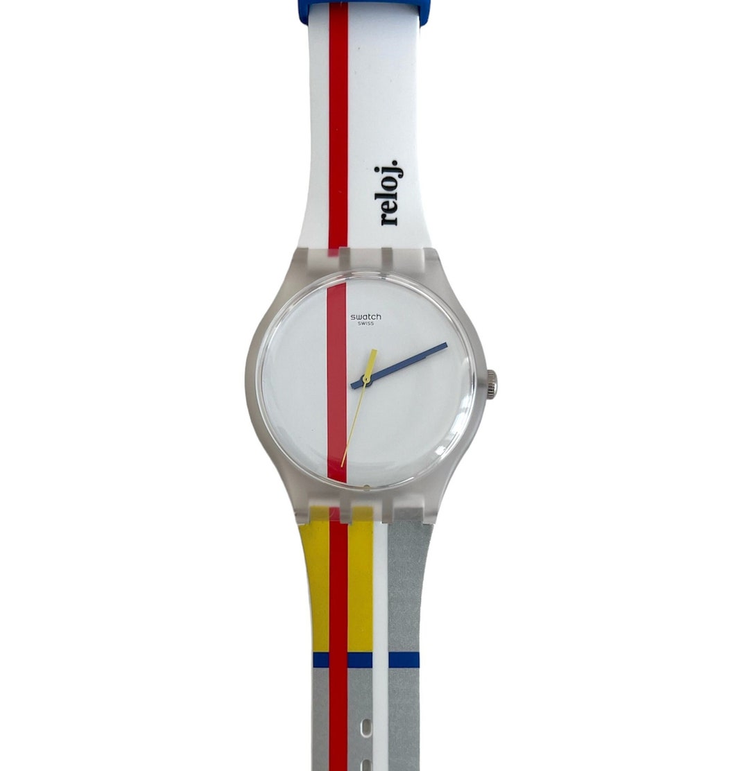 Swatch New Gent Special 41mm the RED SHINY LINE SUOZ297 - Unworn Mint ...