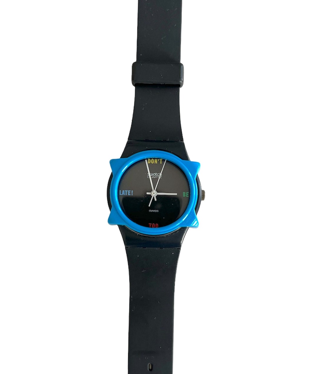 Vintage Swatch Guard for Gent Original 34mm GUARD TOO Light Blue Color ...