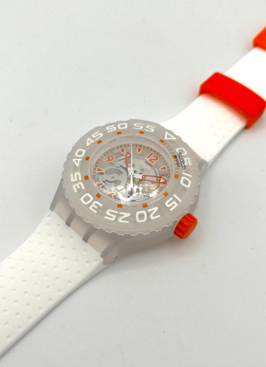 Vintage Swatch Scuba Libre CLOWNFISH SUUW100 - Orange and White Rare ...