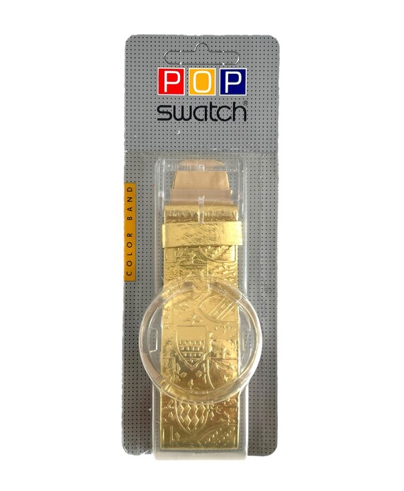 Vintage 1992 original Pop Swatch 39mm replacement ban… - Gem