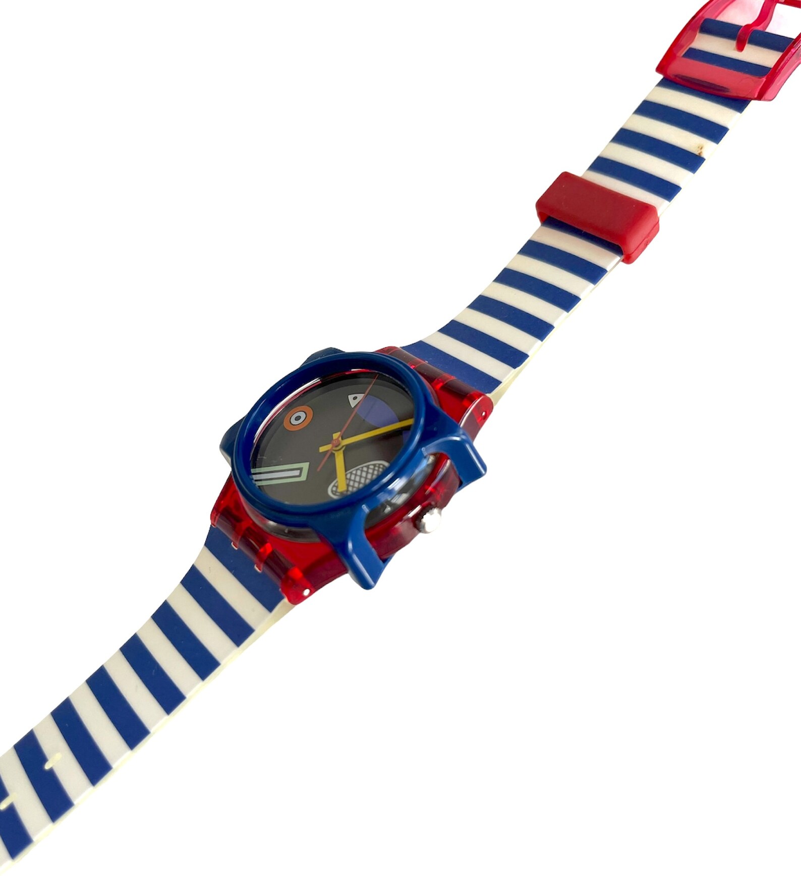 Vintage Swatch Guard for Gent Original 34mm - GUARD TOO - Burgundy ...
