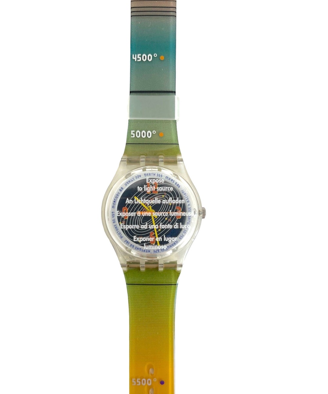 Vintage 1996 Swatch Solar 34mm Watch HIGH TEMP SRK103 - Unworn Mint ...