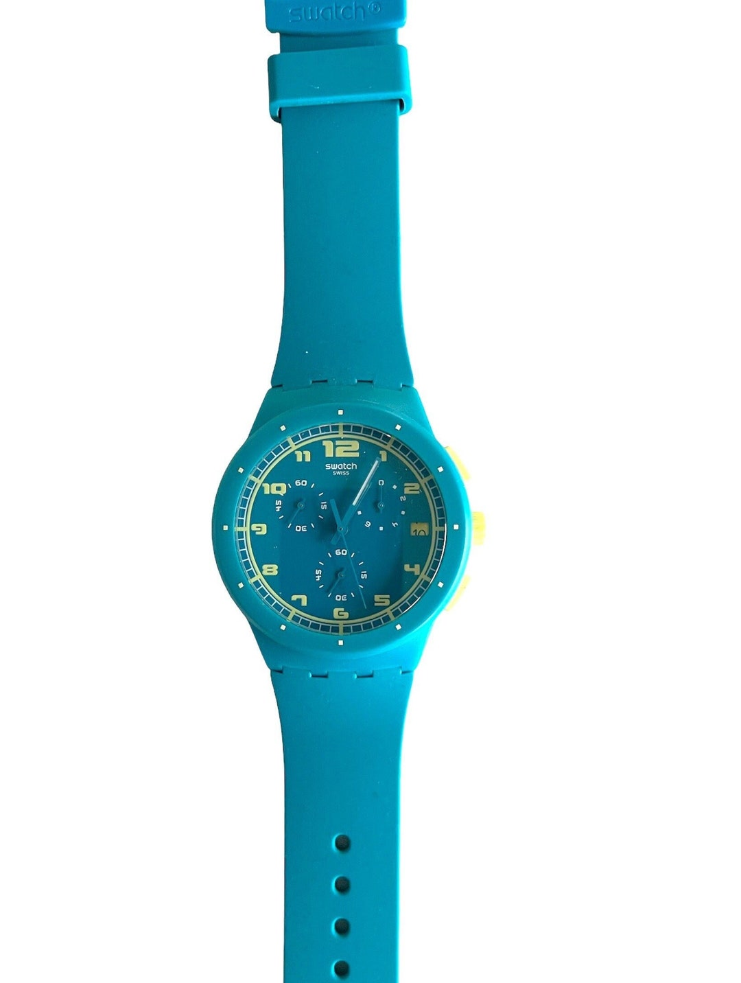 Swatch Chrono Plastic 42mm - ACID DROP SUSL400 - Unworn Mint Condition ...