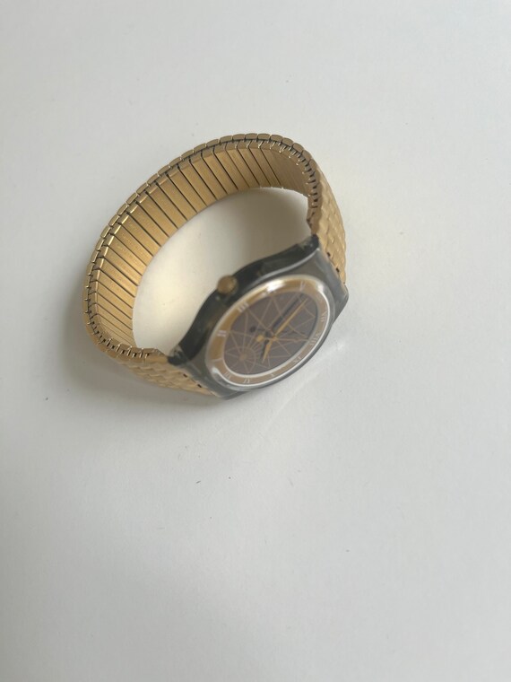 Vintage 1995 Swatch Solar 34mm watch SUNSCREEN SRM101… - Gem