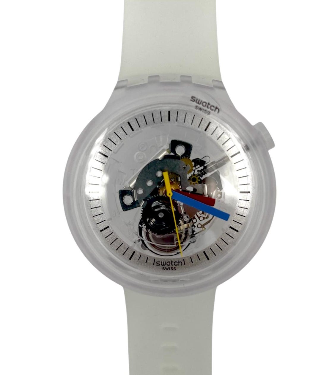 Swatch Big Bold CLEARLY BOLD SB01K100 - Mint Unworn Condition - New ...