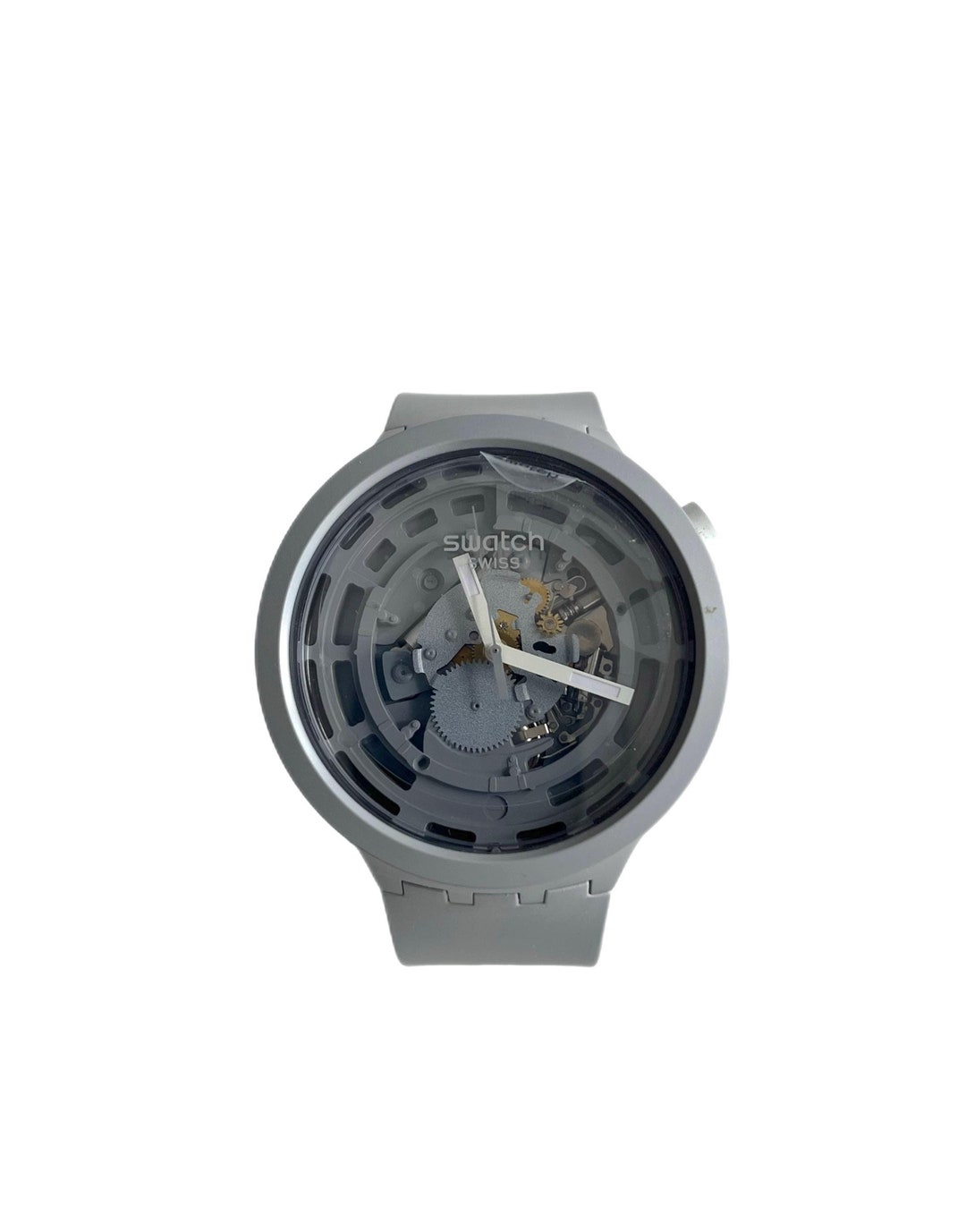 Swatch Big Bold Ceramic C-GREY SB03M100 - Mint Unworn Condition - New ...
