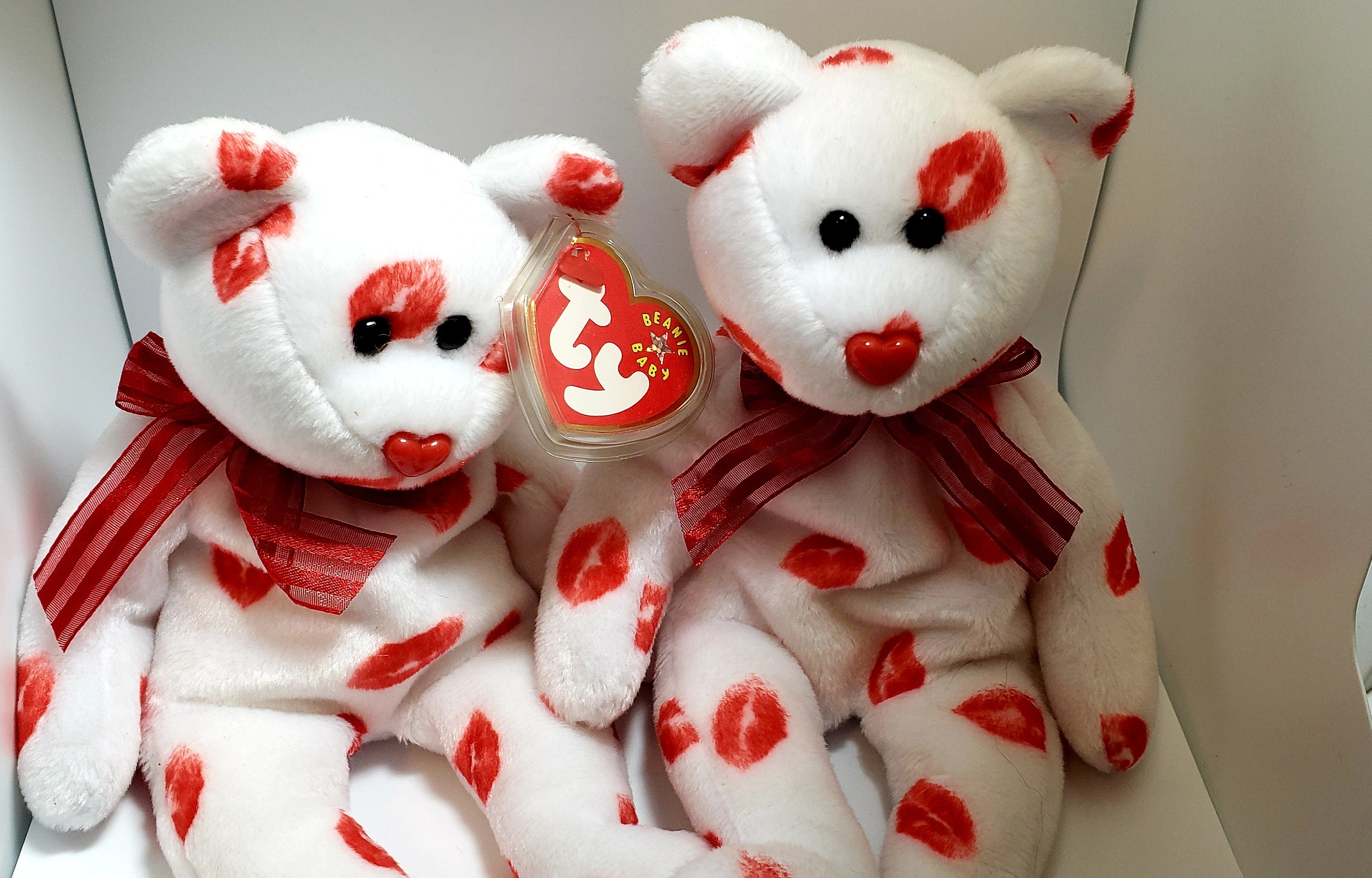TY Beanie Vintage Beanie Baby Smooch Bear Collectable Item Etsy UK
