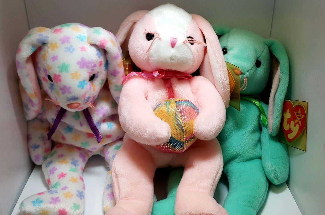 TY Beanie Vintage Beanie Baby Easter Beanie Baby Rabbit Beanie Baby ...