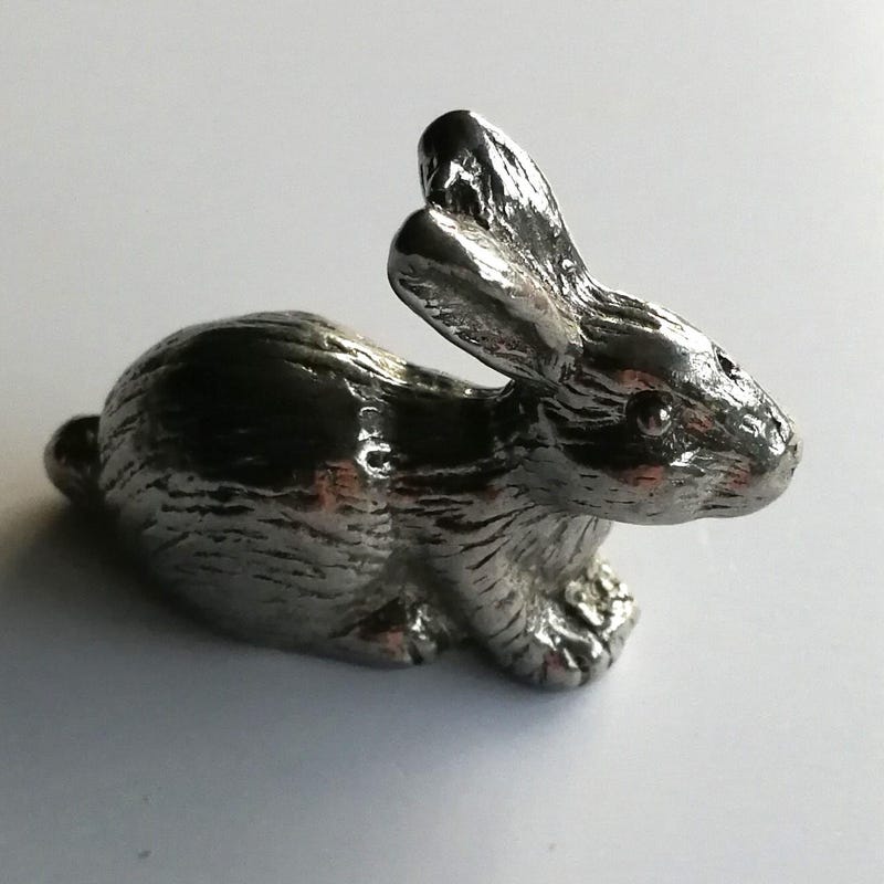 Pewter Rabbit - Etsy UK