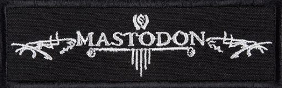 Mastodon Sublimated Patch Badge Applique Iron on 118471 - Etsy