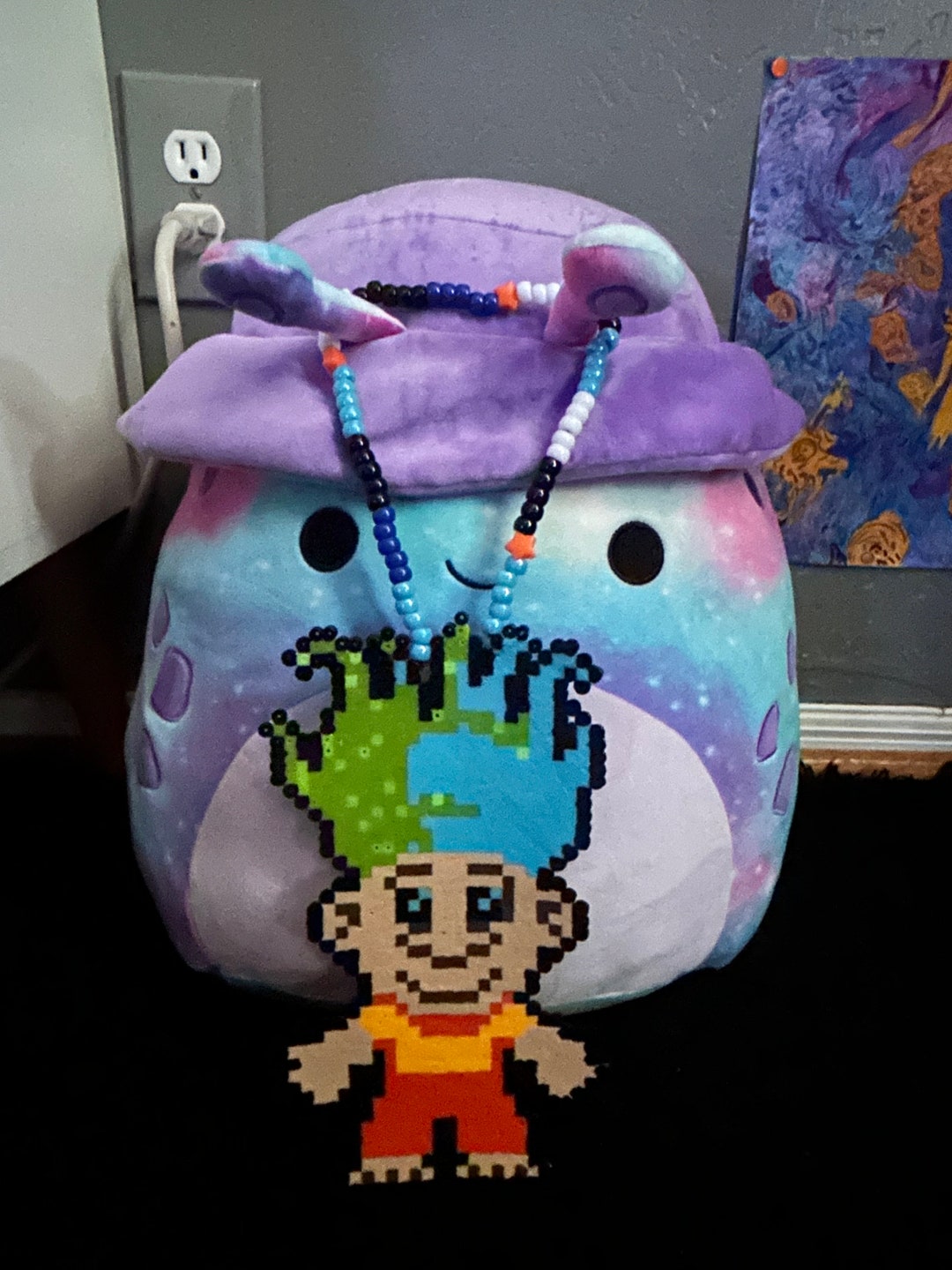 Old School Trolls Perler Bead Necklace - Etsy