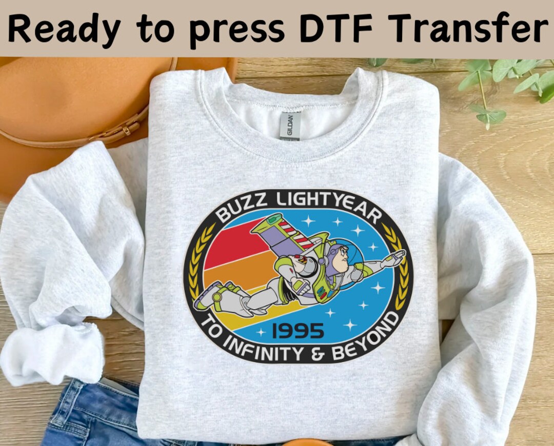 Disney Toy Story Buzz Lightyear DTF Transfer, Disney World Toy Story ...