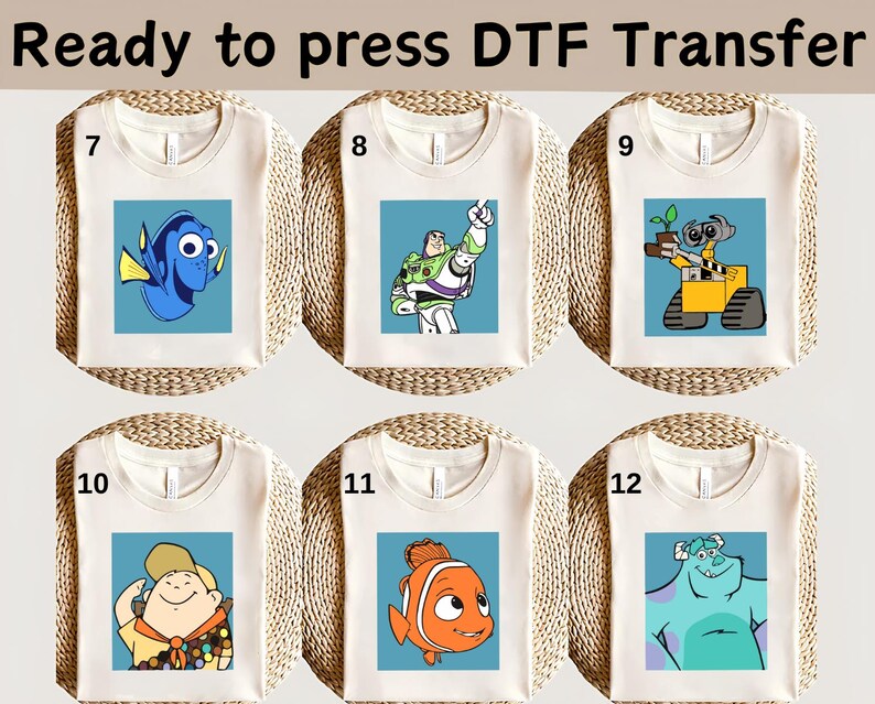 Disney All Characters DTF, Disney Mickey Friends DTF, Toy Story Shirt ...