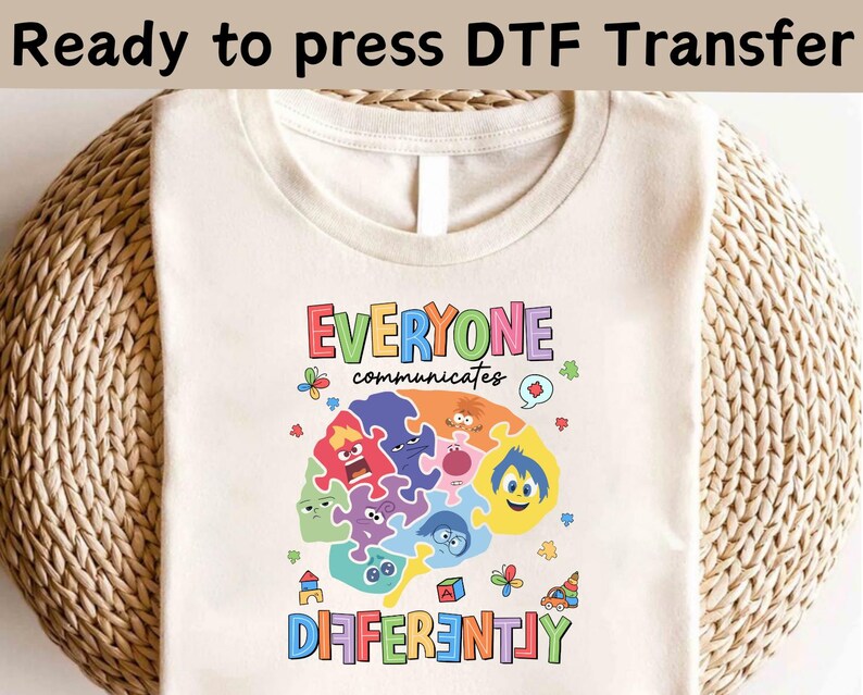 Disney Inside Out 2 Everyone Communicates Differently DTF, Disney ...