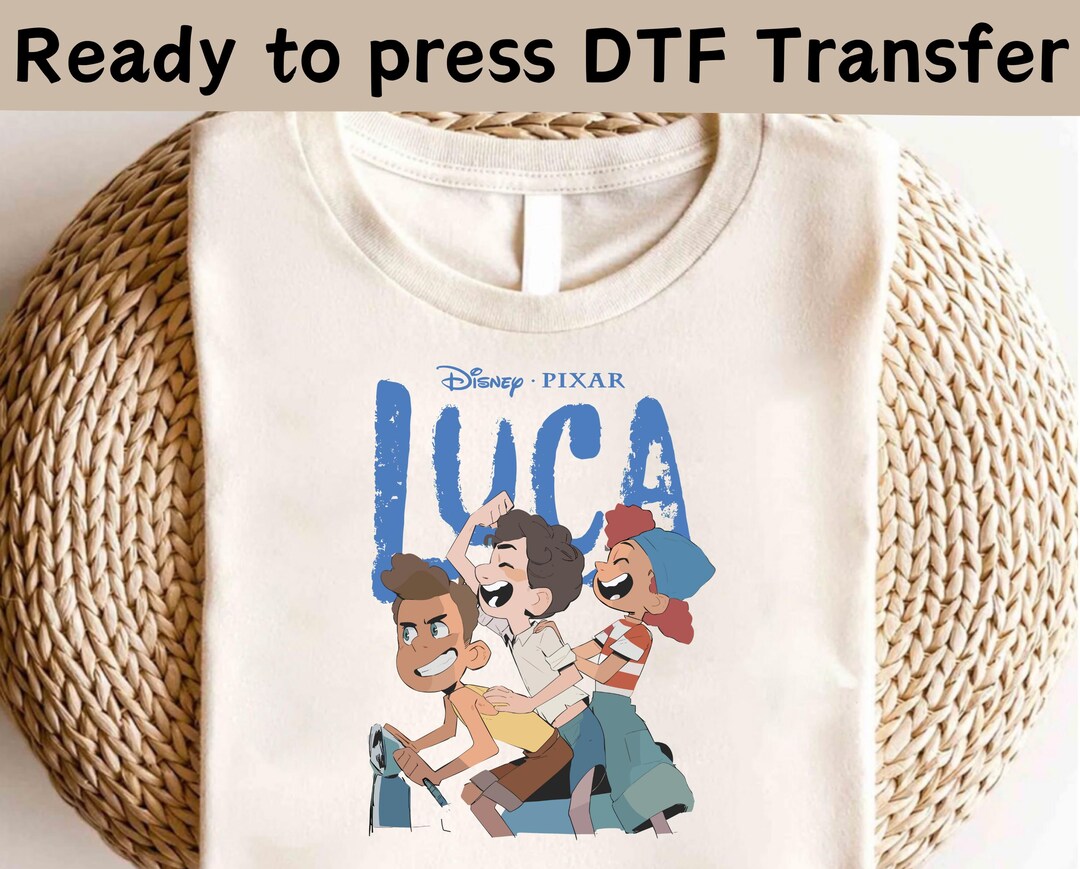 Disney Luca Characters DTF, Disney Cute Luca Alberto DTF, Disney Luca ...