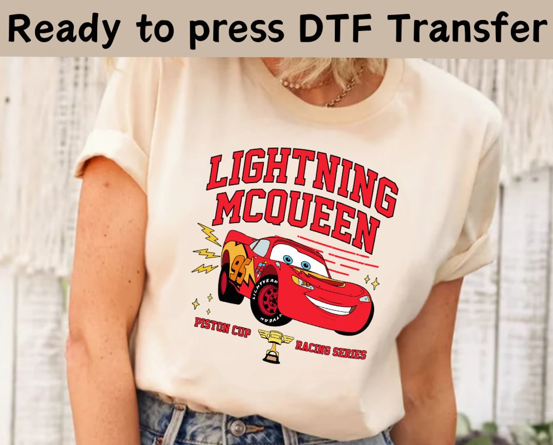 Mcqueen Cars DTF Transfer,disney Cars Radiator Springs Transfer, Disney ...