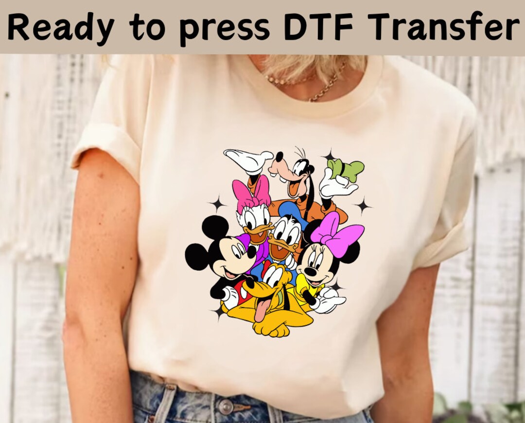 Disney Mickey and Friends DTF Transfer, Disney Mickey Classic DTF ...