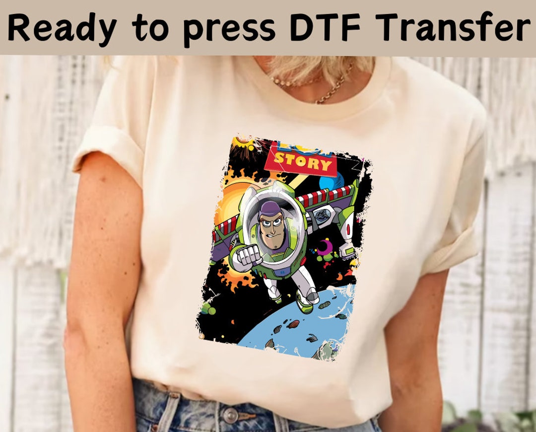 Toy Story Buzz Lightyear DTF Transfer, Disney Buzz Lightyear Dtf,disney ...