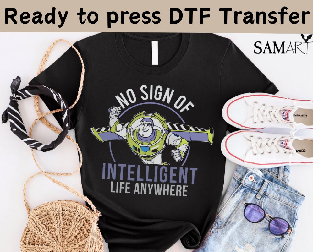 Toy Story Buzz Lightyear DTF Transfer, Disney Buzz Lightyear DTF ...