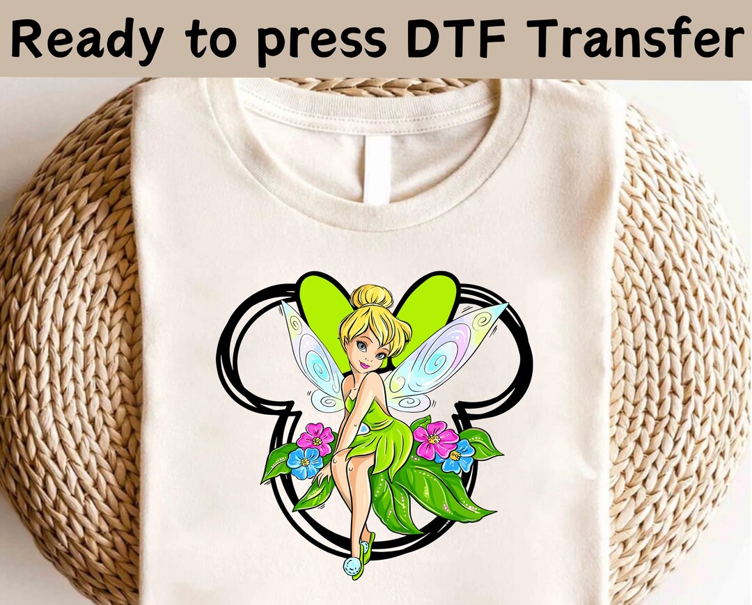 Disney Tinkerbell Ears DTF, Disney Tinkerbell Shirt, Disney Tinkerbell ...