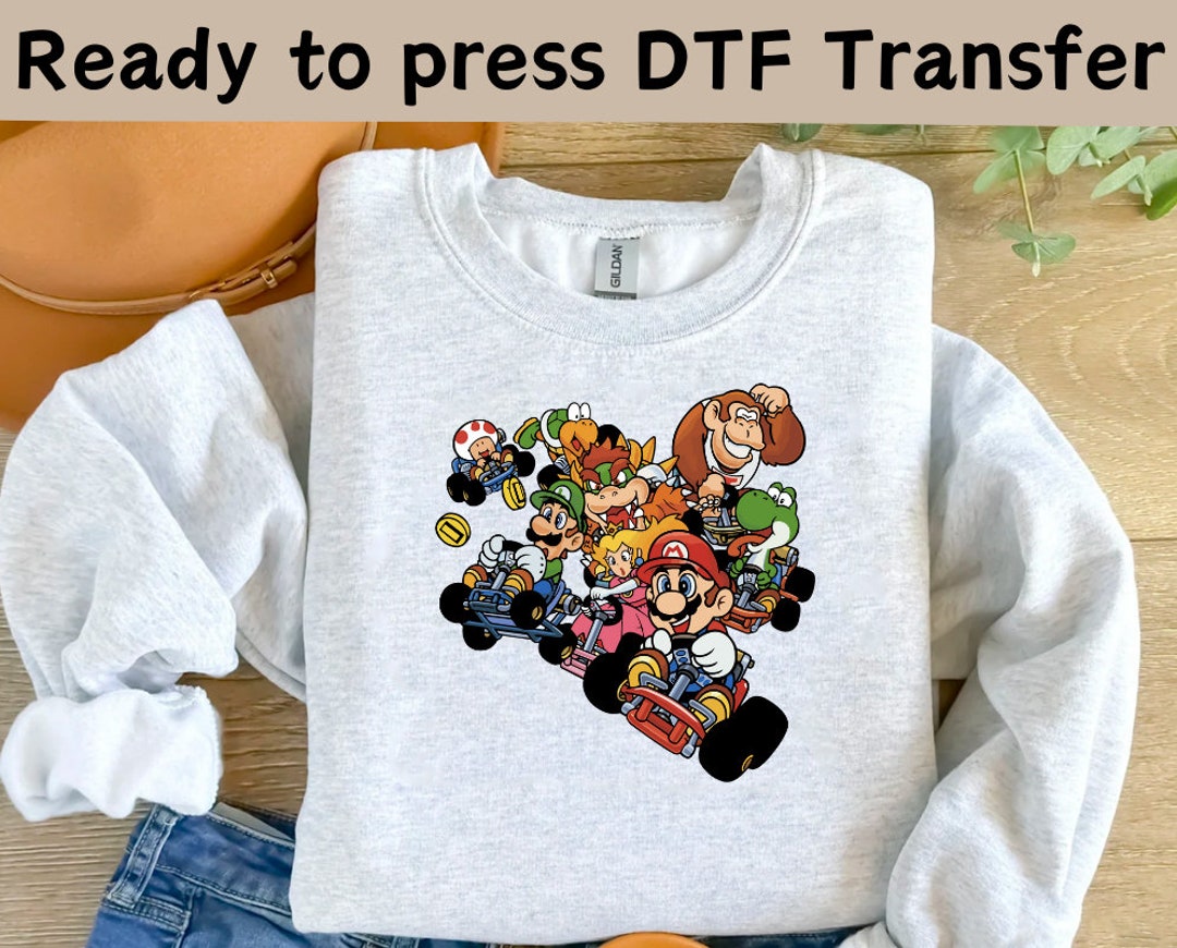 Super Mario Friends DTF Transfer,super Mario Character DTF Transfer ...