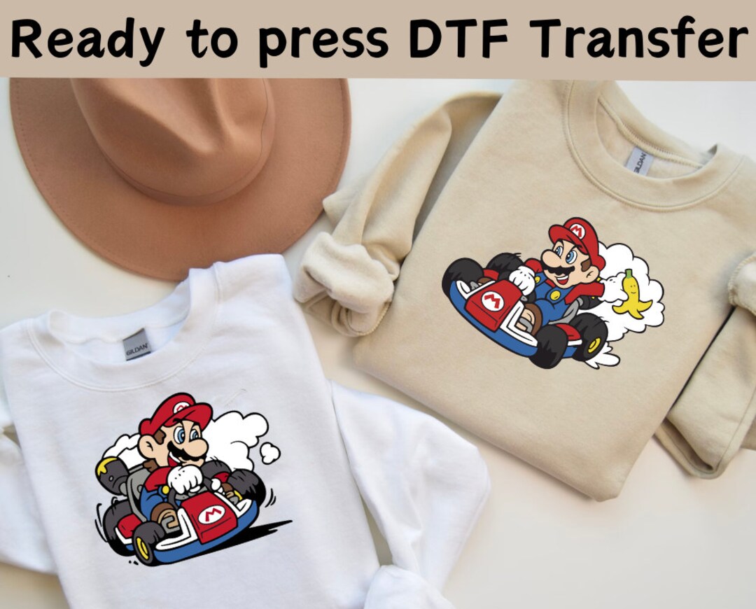Super Mario Kart DTF Transfer,super Mario Character DTF Transfer,super ...