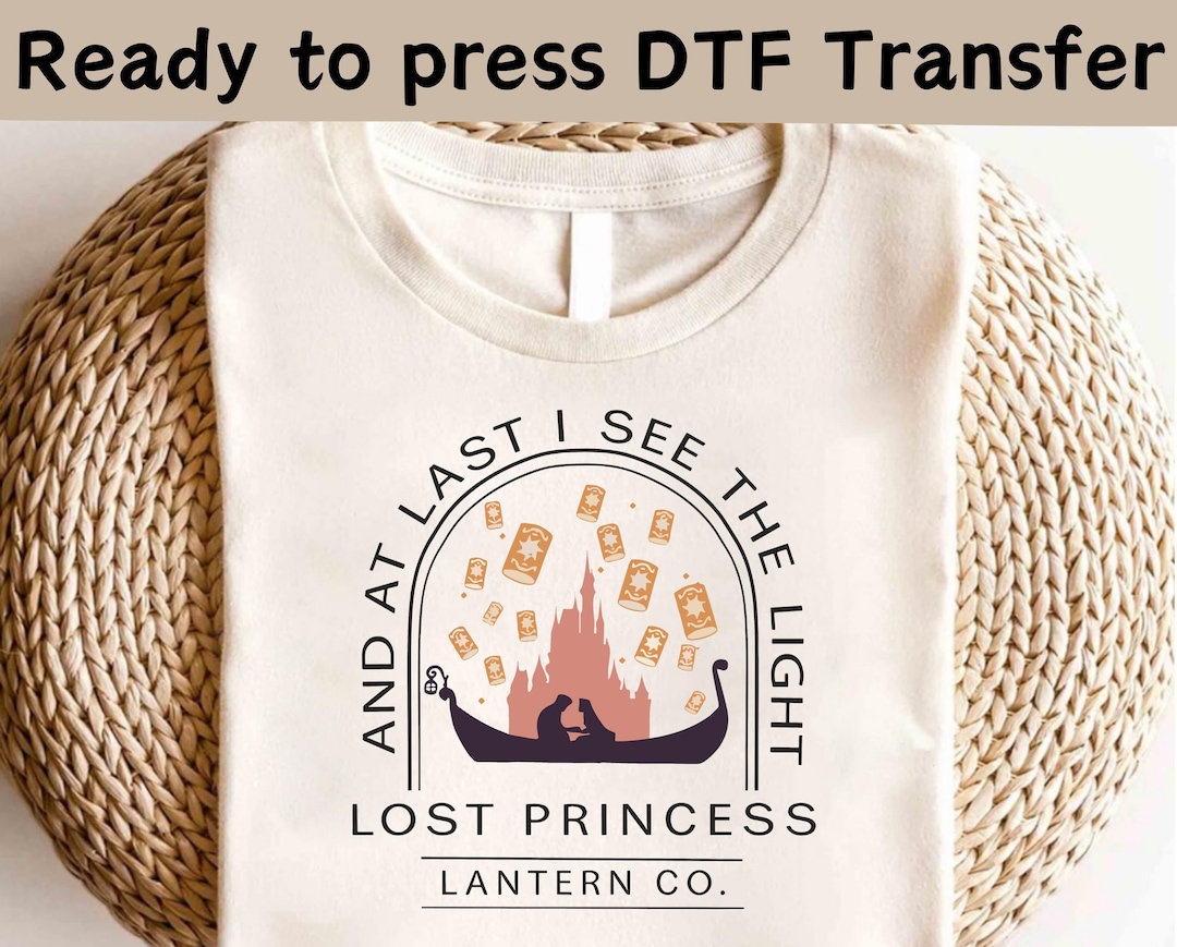 Disney Tangled Rapunzel Lost Princess DTF, Rapunzel Tangled DTF ...