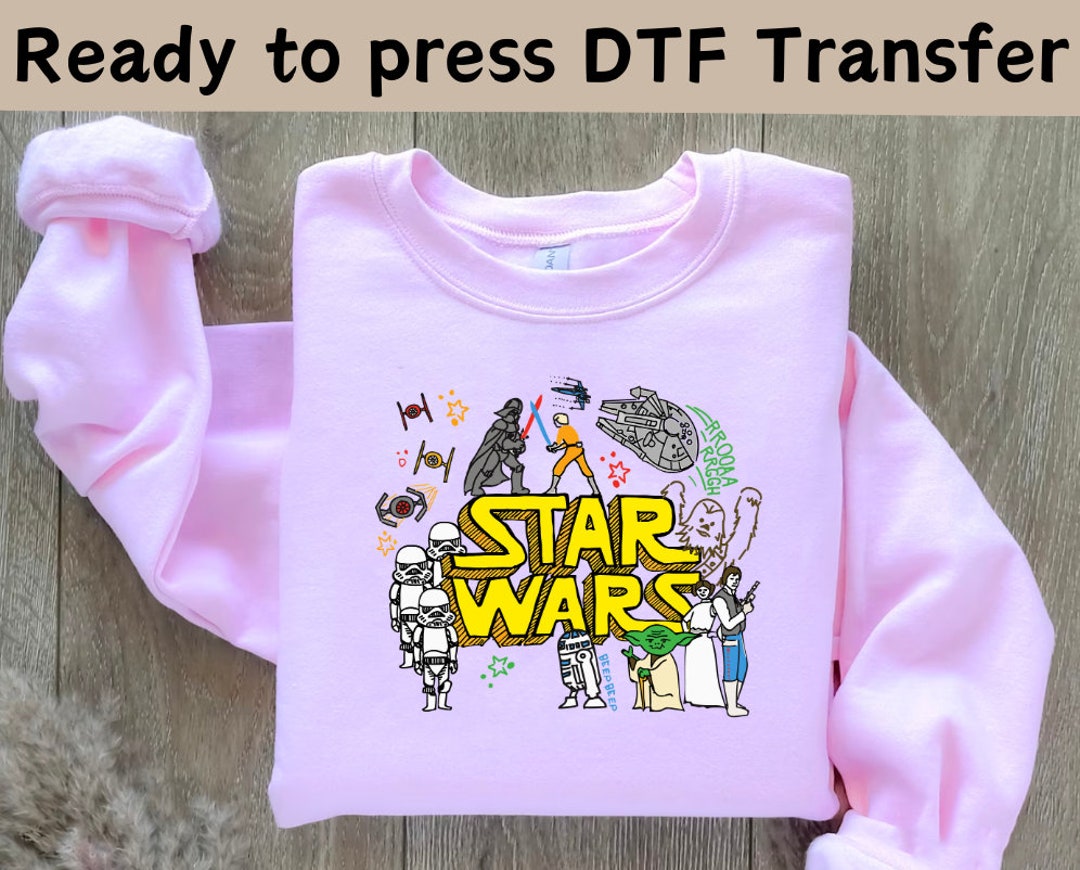 Disney Star Wars DTF Transfer, Disneyland Star Wars Transfer, Disney ...