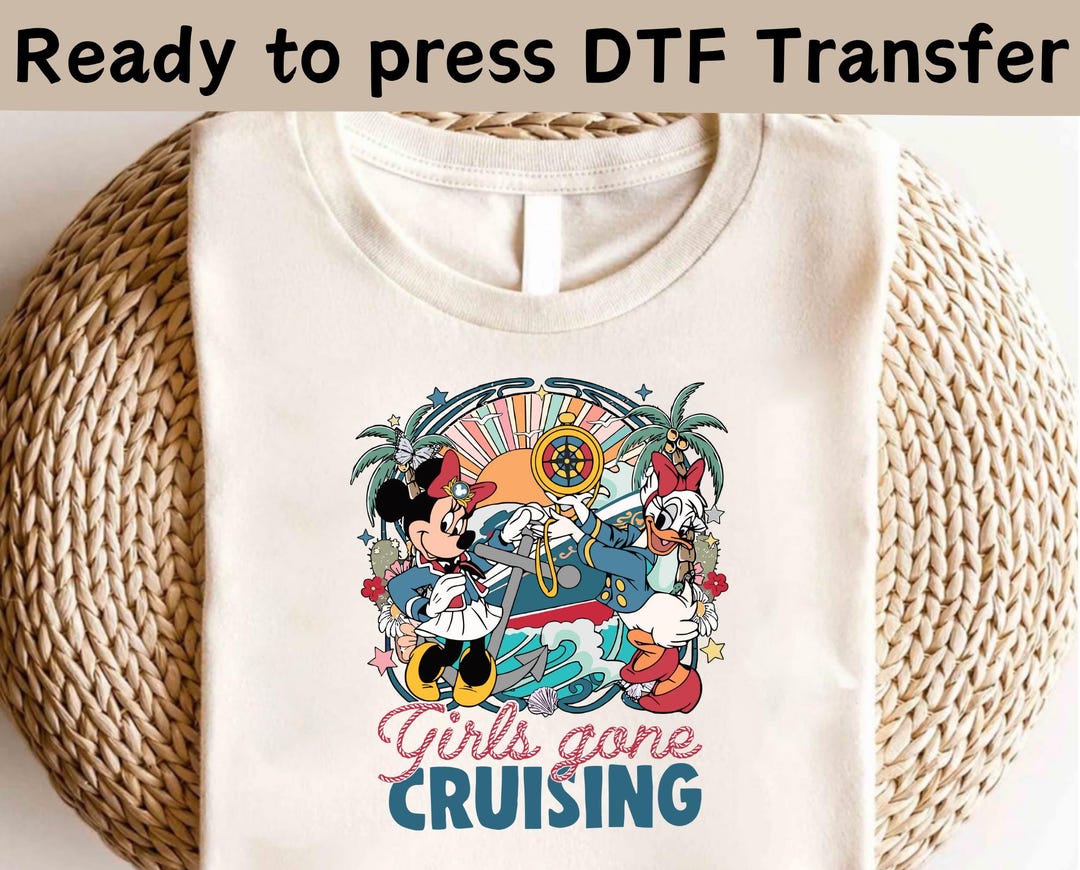 Disney Minnie Daisy Cruise Line DTF, Disney Cruise DTF, Disney Family ...