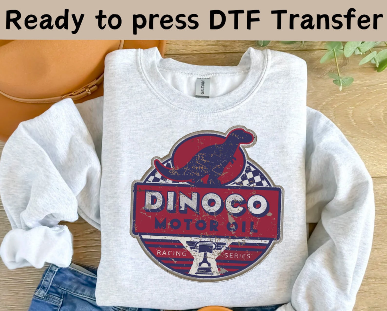 Disney Pixar Cars Dinoco Motor Oil Vintage DTF Transfer,disney Pixar ...