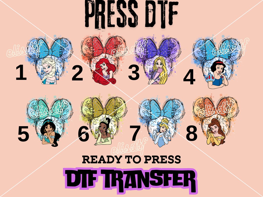 Princess Family Vacation DTF, Magical Kingdom Dtf, Family Trip 2023 Dtf ...