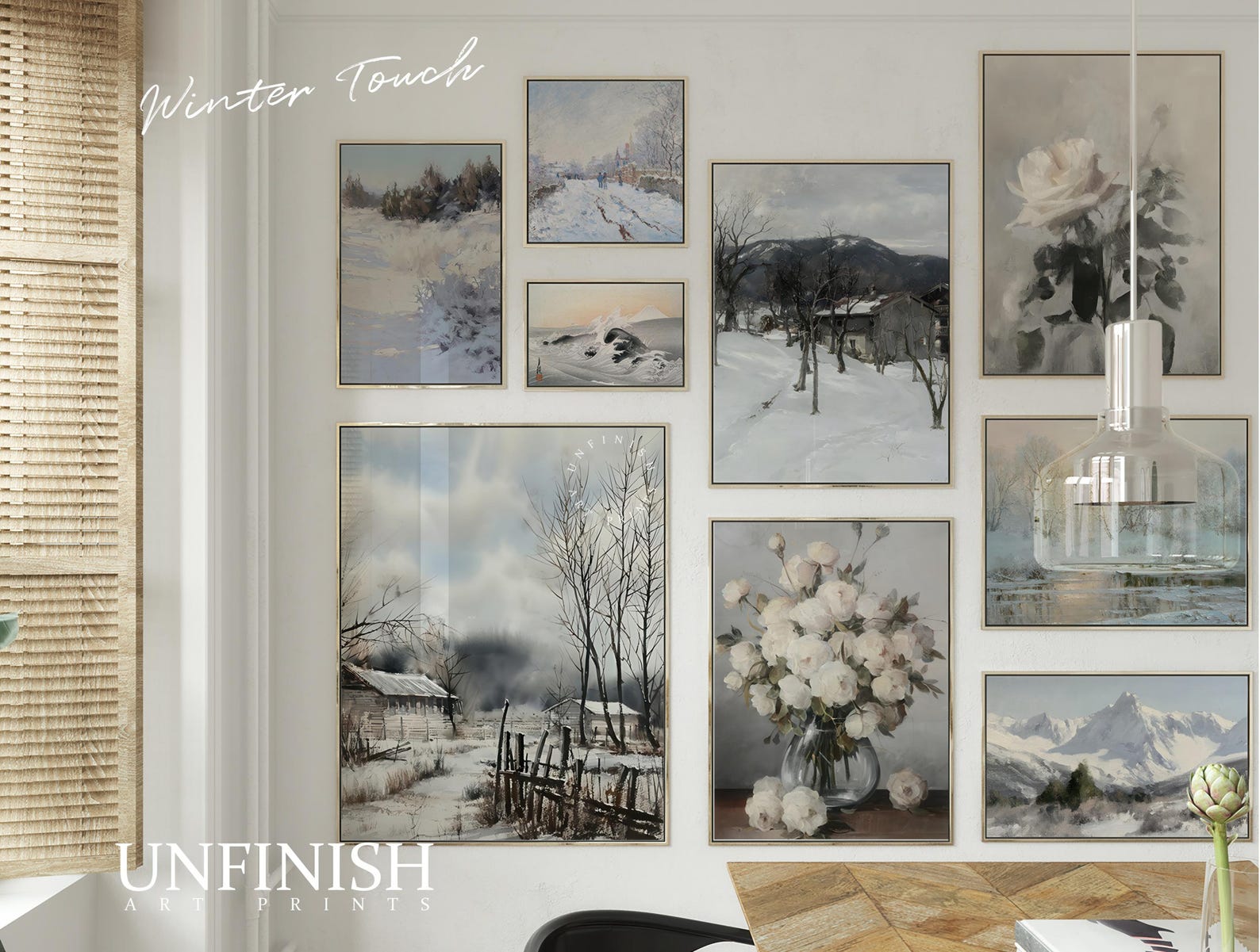 320 Vintage Gallery Wall Set, Four Seasons, MEGA BUNDLE Wall Print Set ...