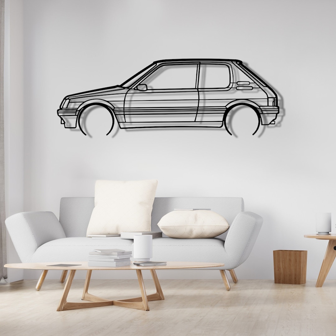 205 Gti Metal Wall Art: Garage Decor Sign - Etsy