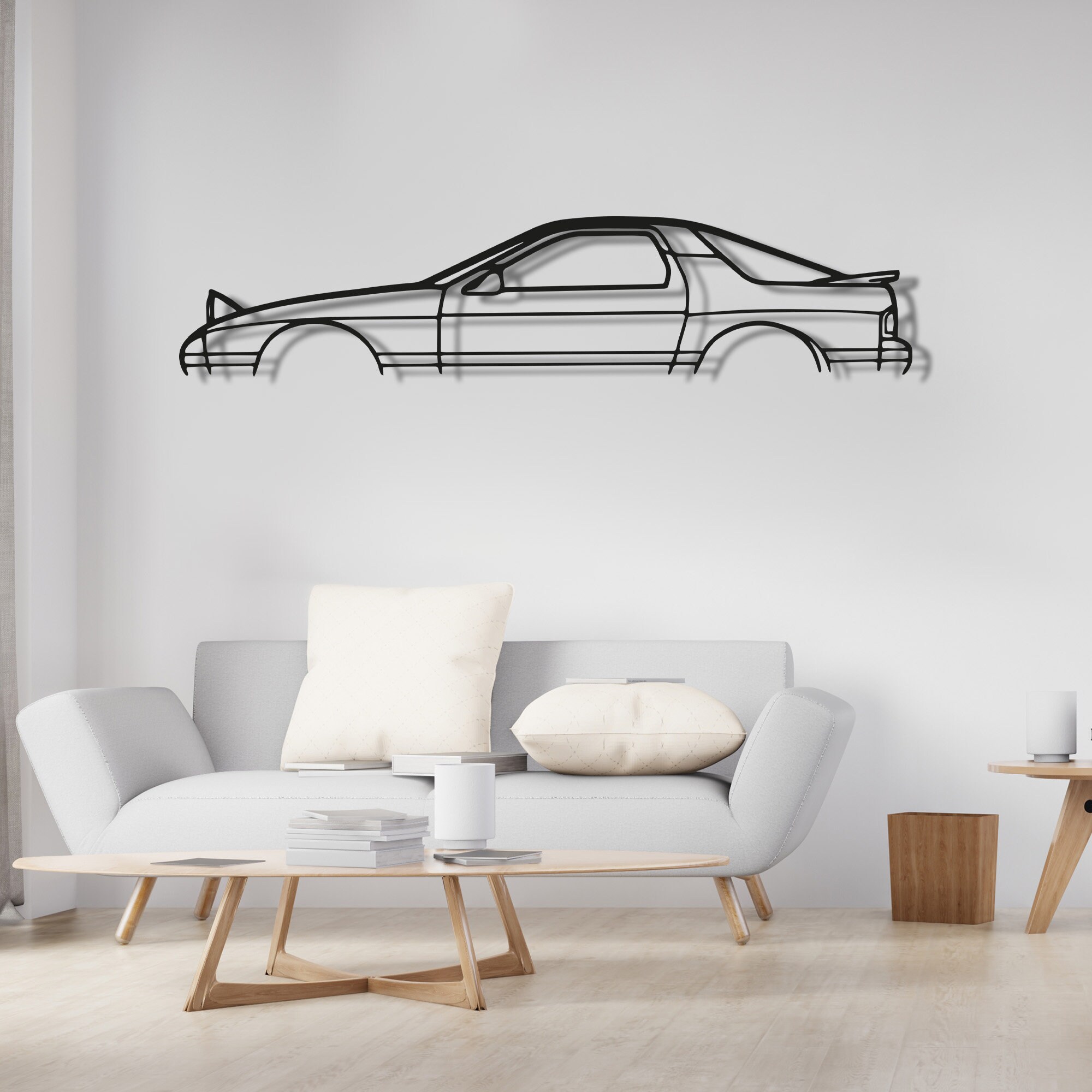 Rx-7 Fc Gtu Theme Metal Wall Art , Rx-7 Fc Gtu Metal Garage Sign , Rx-7 ...