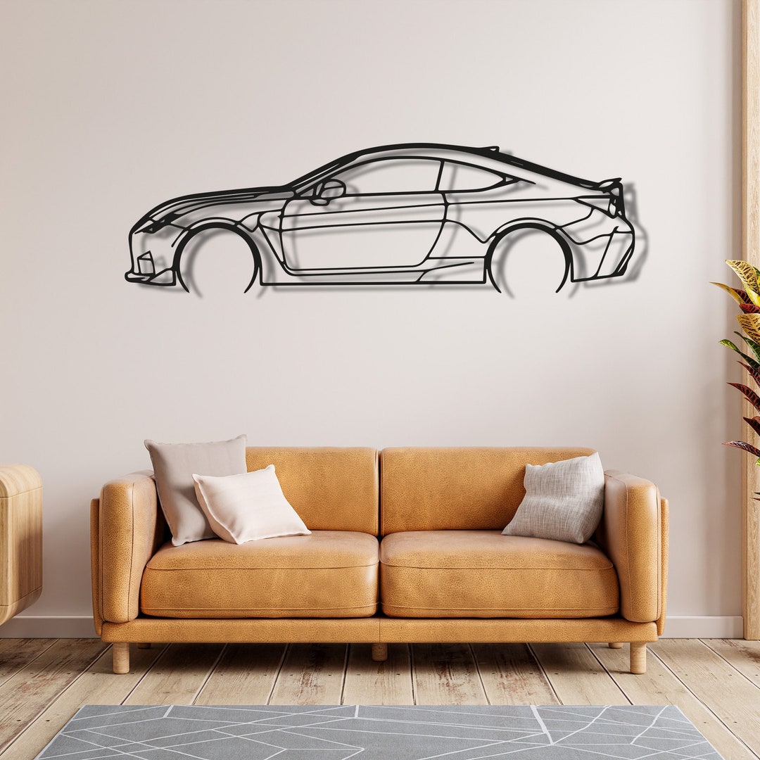 Rc F Theme Metal Wall Art , Rc F Metal Garage Sign , Rc F Gift Metal ...