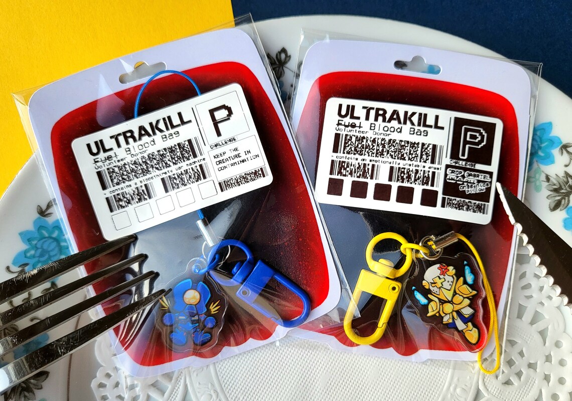 ULTRAKILL Small Keychains - Etsy UK