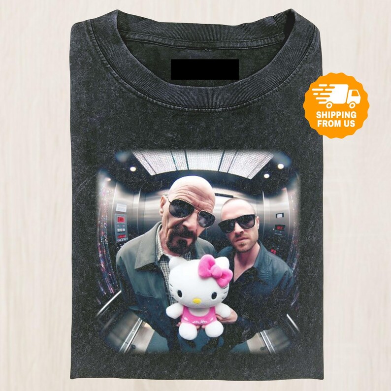Breaking Bad Hello Kitty Comfort Colors Shirt, Walter Jesse Funny Meme ...