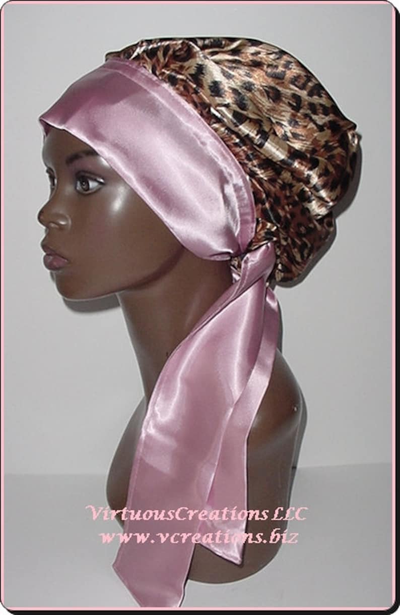 Satin Braid Locs Sleep Bonnet Cap Scarf Head Wrap Single | Etsy