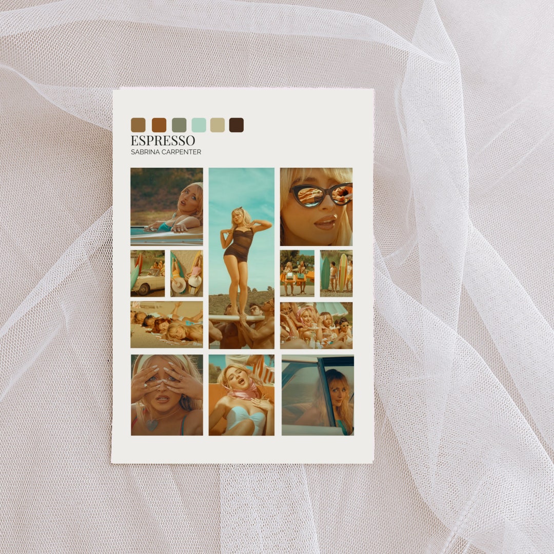 Moodboard Poster: Sabrina Carpenter Music Poster and Prints Prints ...