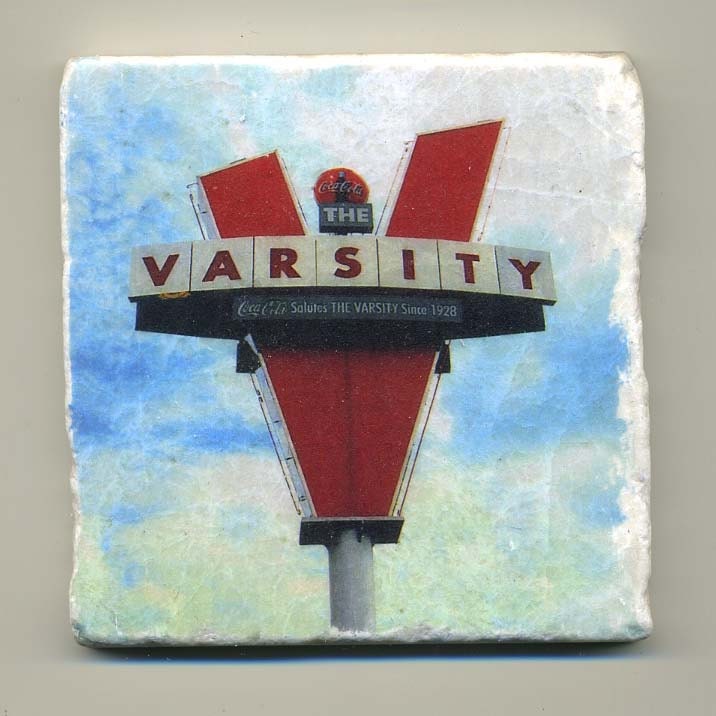 Varsity Restaurant in Atlanta Original Coaster | Etsy
