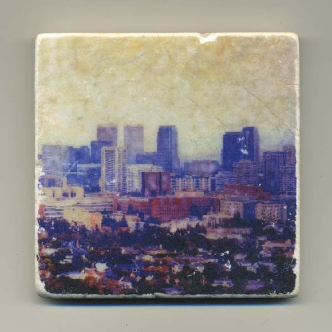 Los Angeles California - Original Coaster - Etsy