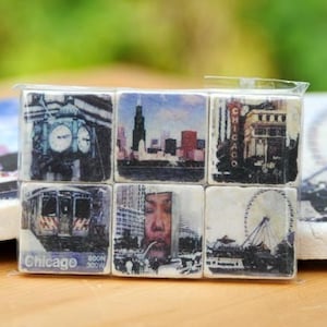 Chicago Magnet Collection - Set of 6 - Etsy