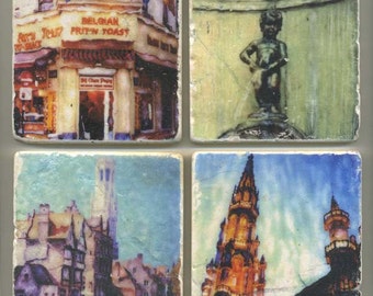 Infrared Tree Collection Original Coasters | Etsy