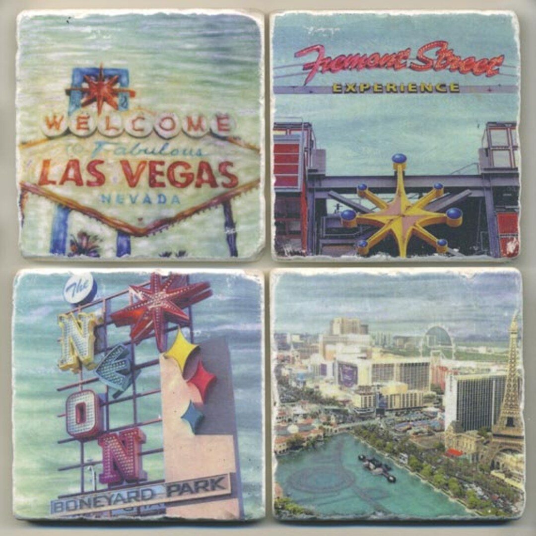 Las Vegas Series - Original Coasters - Etsy