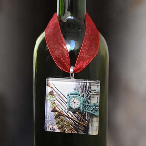 Marshall Fields Clock Christmas Handmade Glass Photo Ornament - Etsy