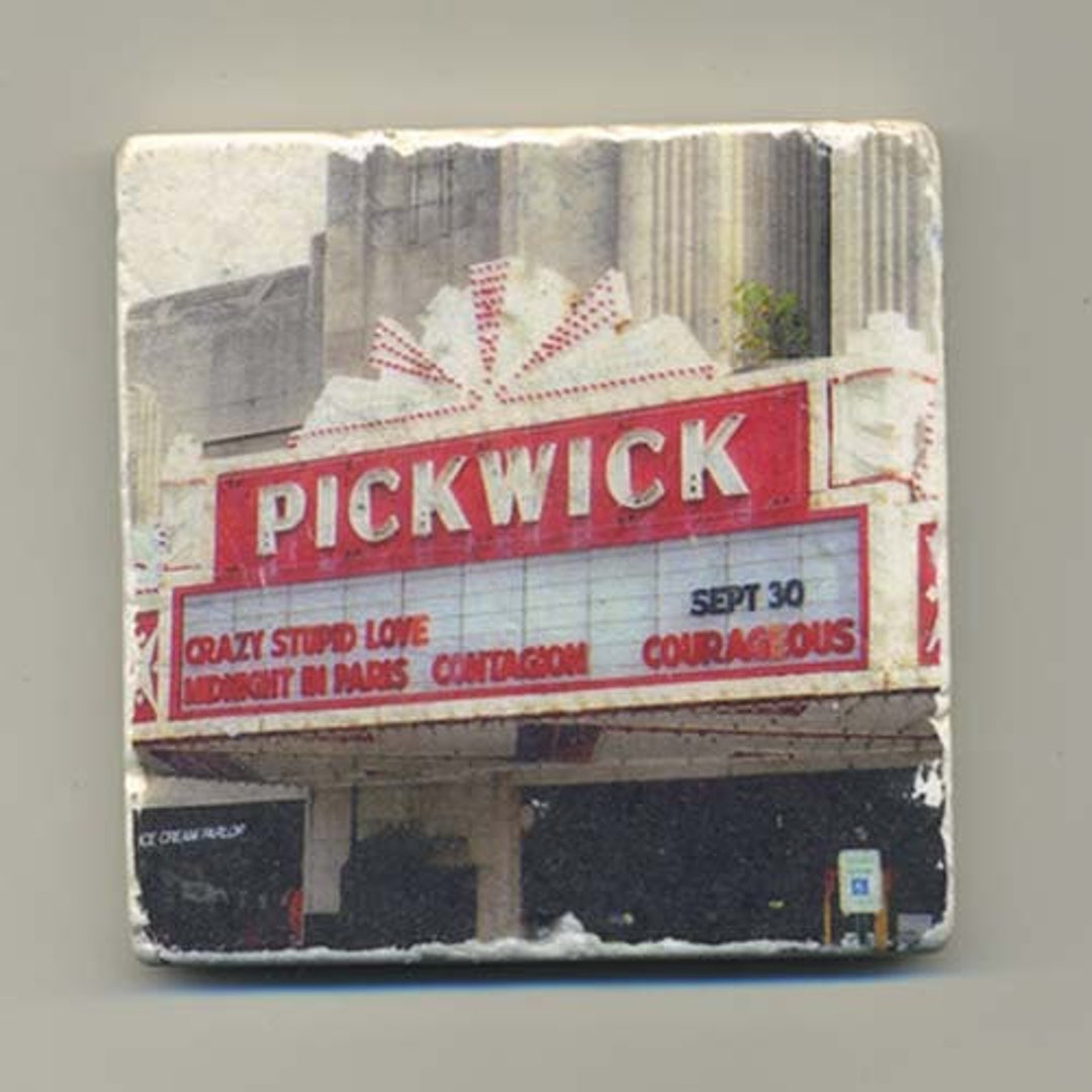Pickwick Theater - Park Ridge, IL- Original Coaster - Etsy