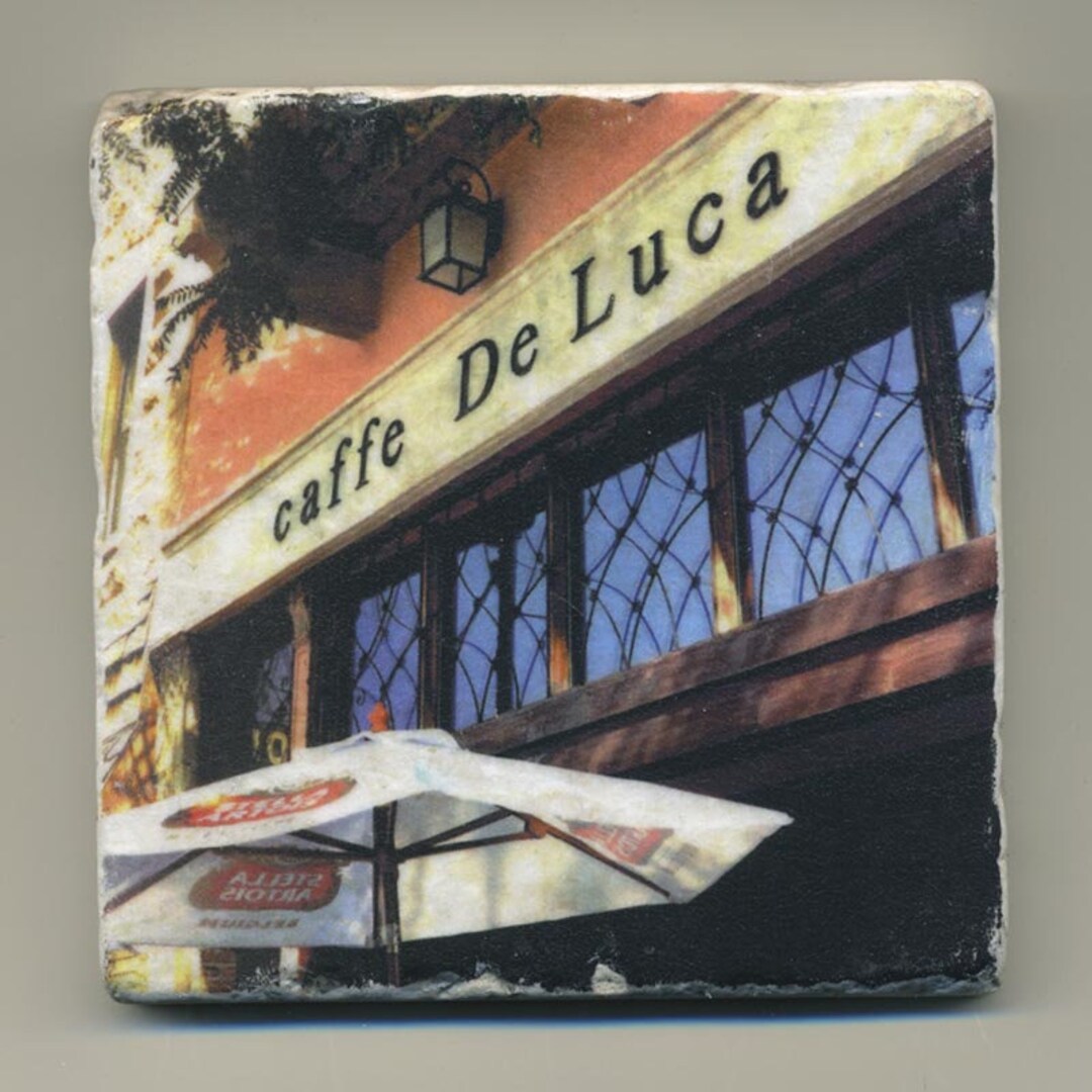Café de Luca en Forest Park, Illinois Original Coaster - Etsy España