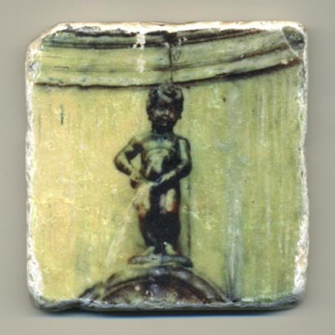 Manneken Pis in Belgium - Original Coaster - Etsy