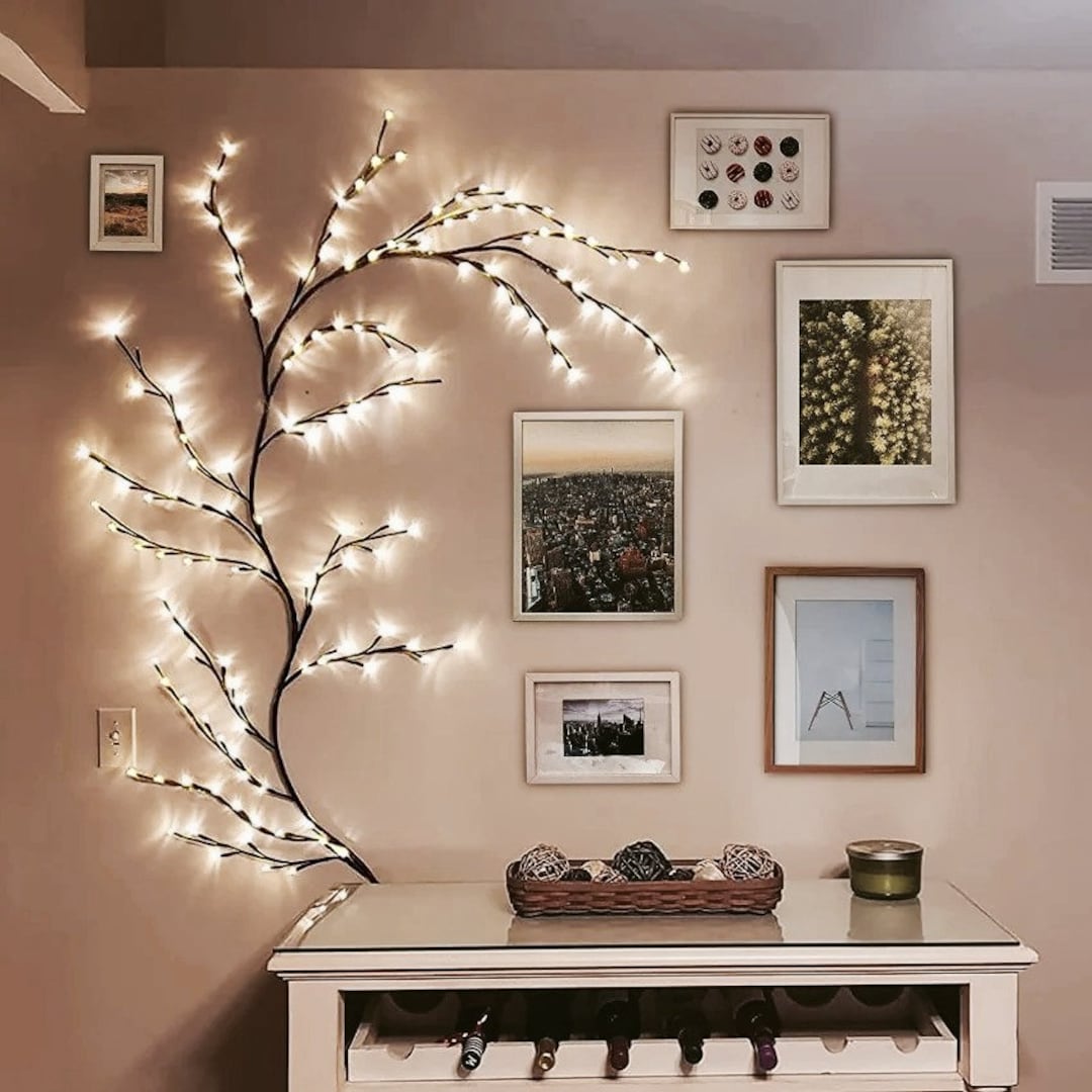 Fairy Light Willow Vine Lighted Decor Wedding Lighted Decor Lighted ...