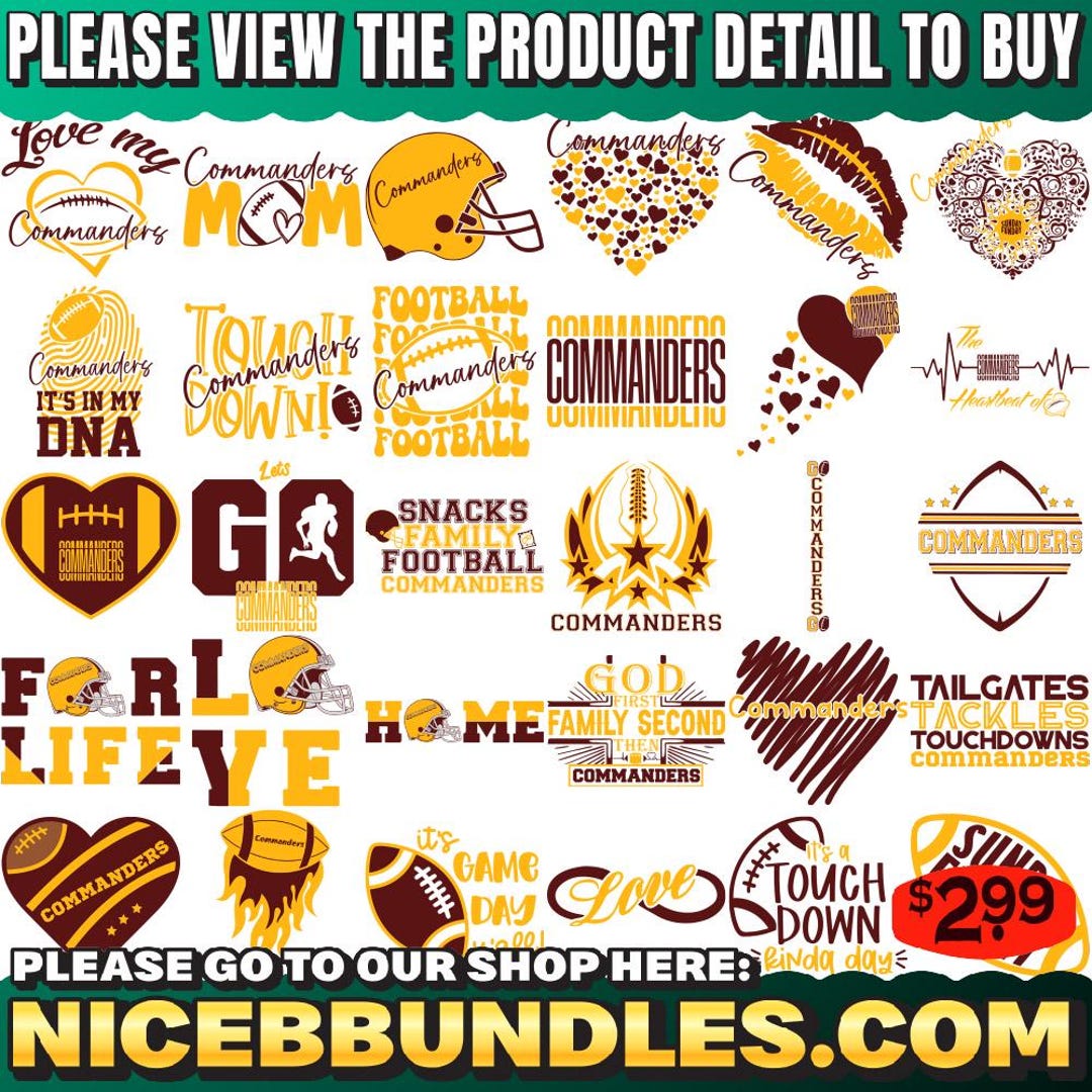 150 Washington Commanders Designs Svg Bundle, Washington Commanders Svg ...